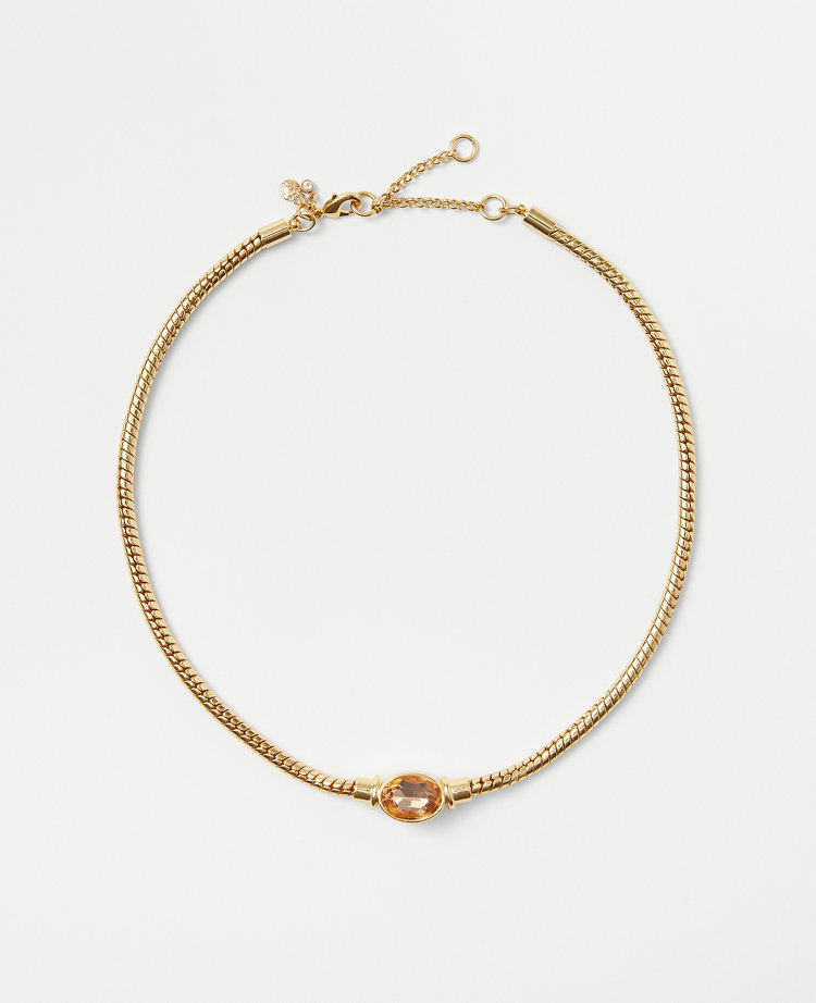 Crystal Chain Necklace