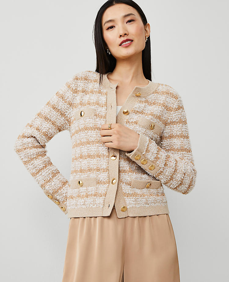 Confetti Button-Trim Cardigan Confetti Button-Trim Cardigan