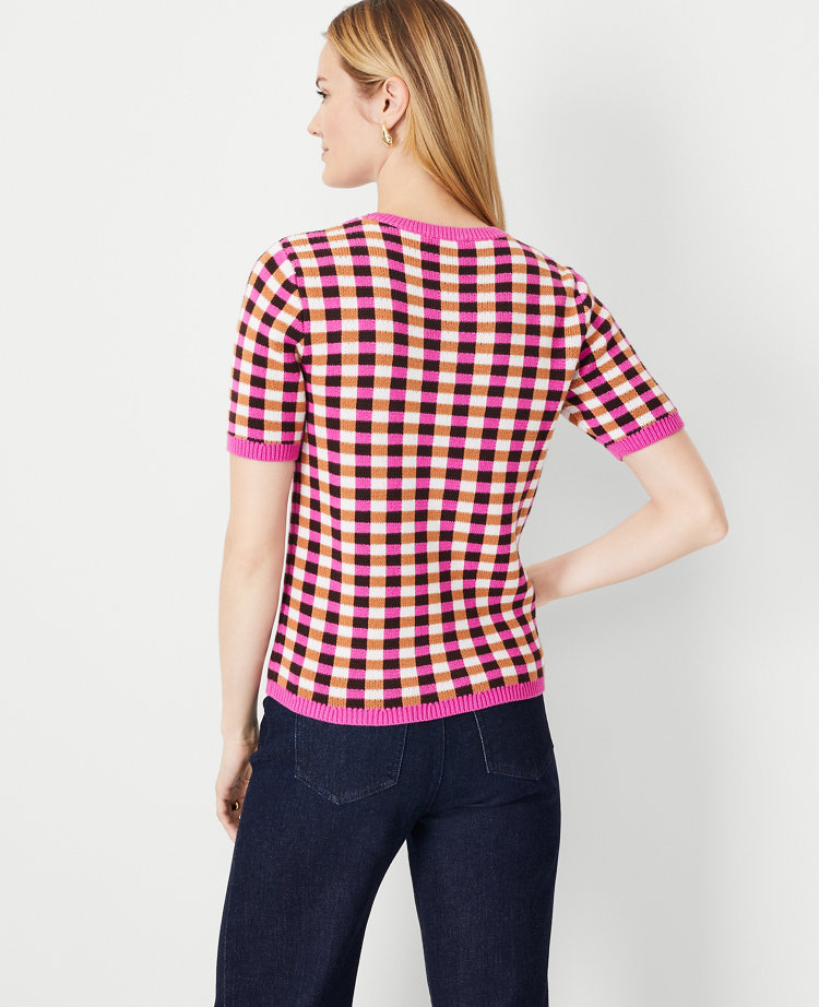 Jacquard Sweater Tee