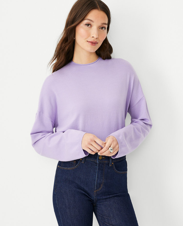 Roll Neck Relaxed Sweater