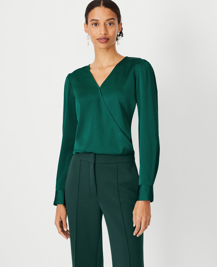 Wrap Popover Blouse