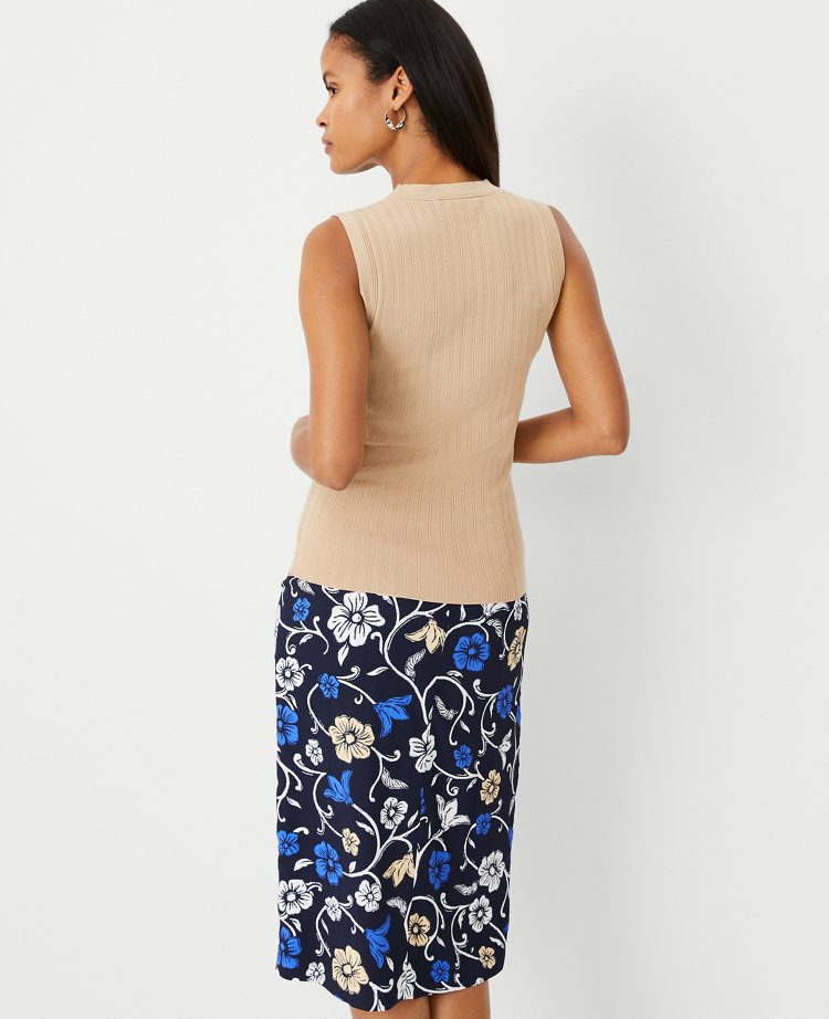 Ribbed Sweater Shell