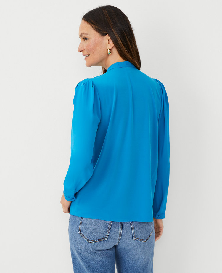 Women's Blue Work Blouses & Tops | Ann Taylor