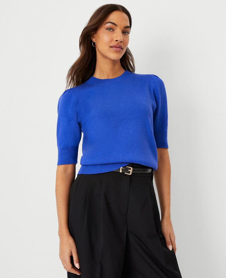 Puff Sleeve Sweater Tee