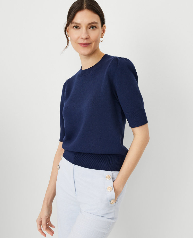 Puff Sleeve Sweater Tee