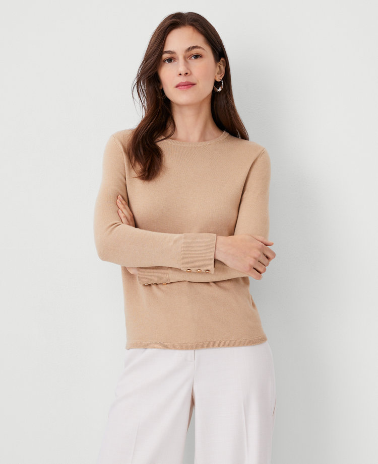 Seasonless Button Cuff Sweater