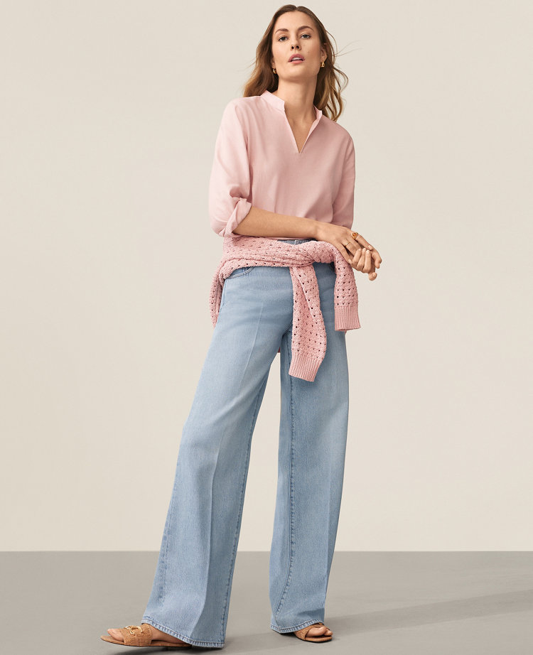 The Petite Wide-Leg Jean