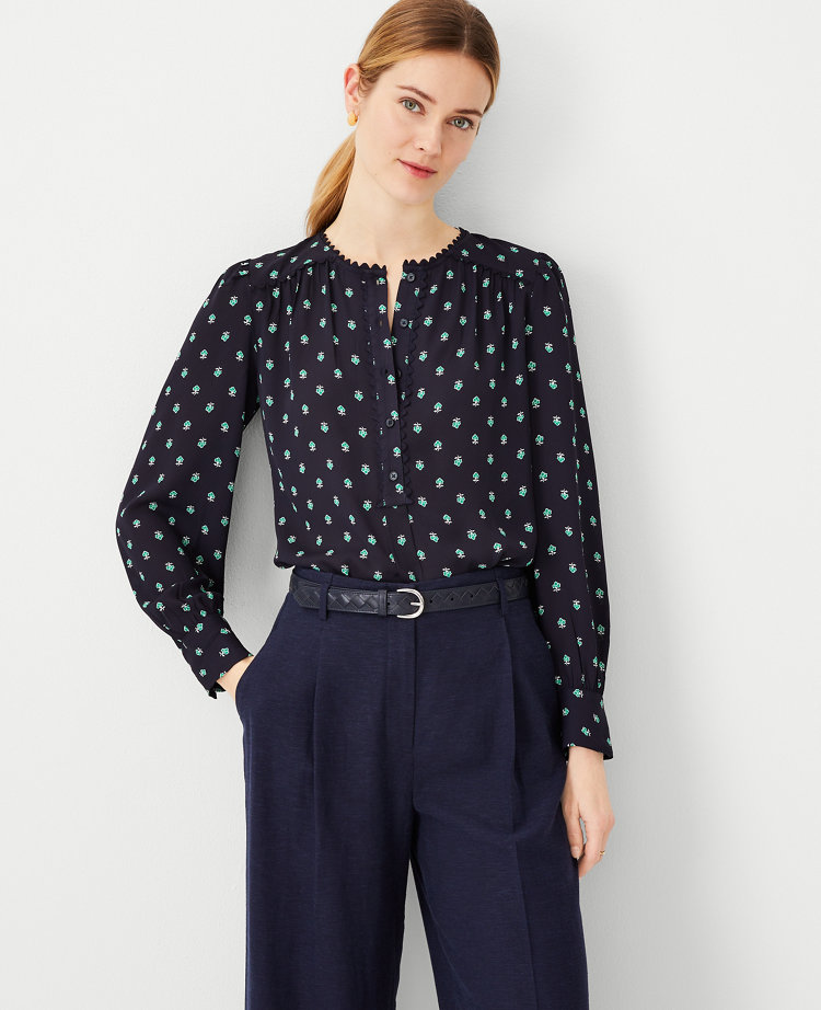 Ric Rac Trim Clover Popover