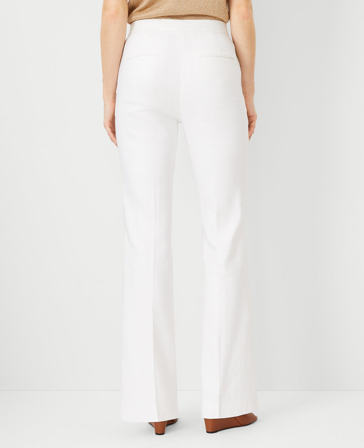 The High Rise Trouser Pant in Linen Blend - Curvy Fit