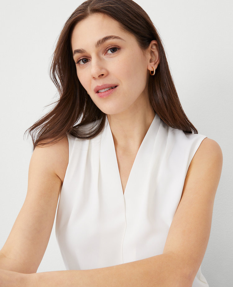 Women's White Petite Tops & Blouses | Ann Taylor