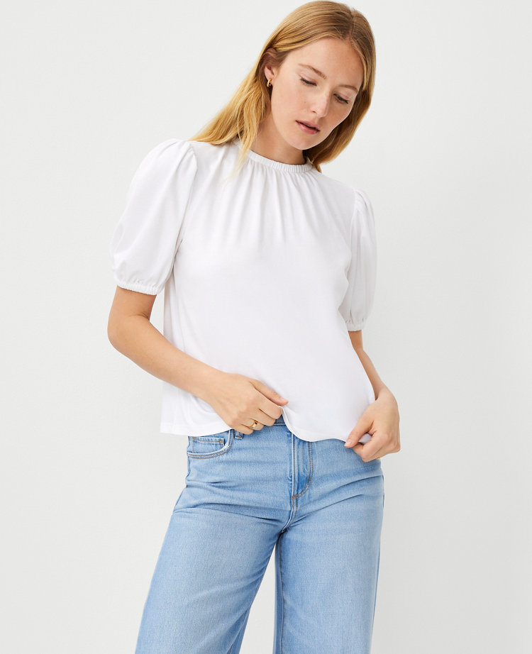 Women's White Petite Tops & Blouses | Ann Taylor