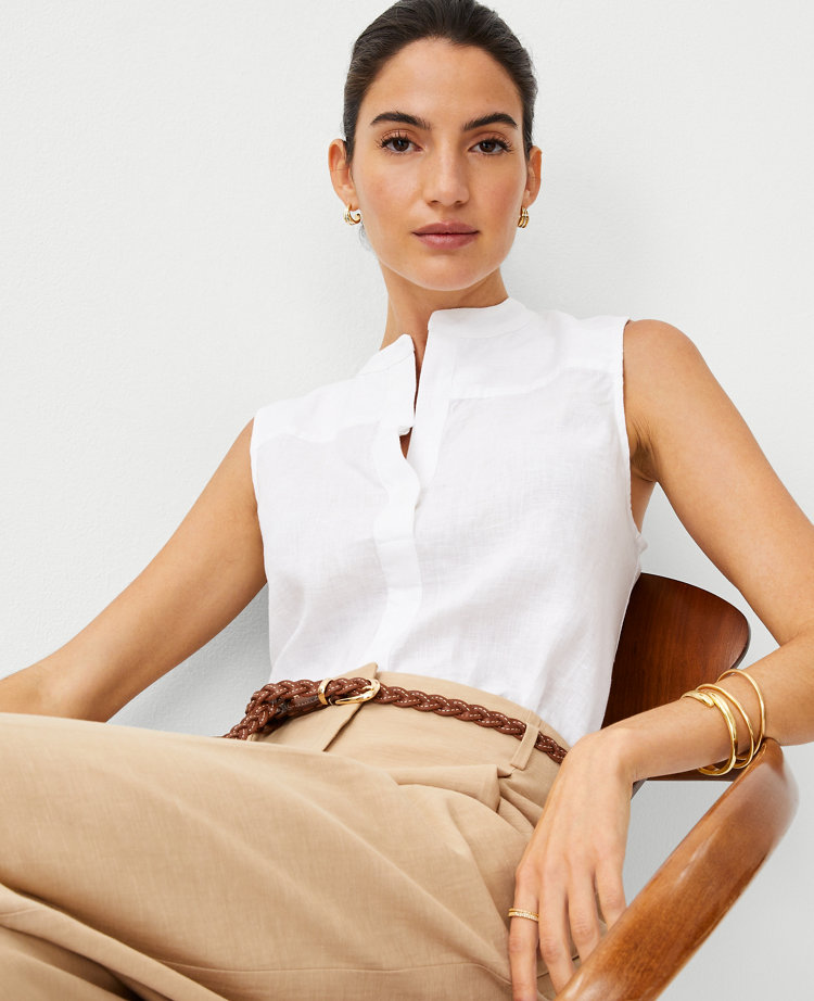 Women's White Petite Tops & Blouses | Ann Taylor
