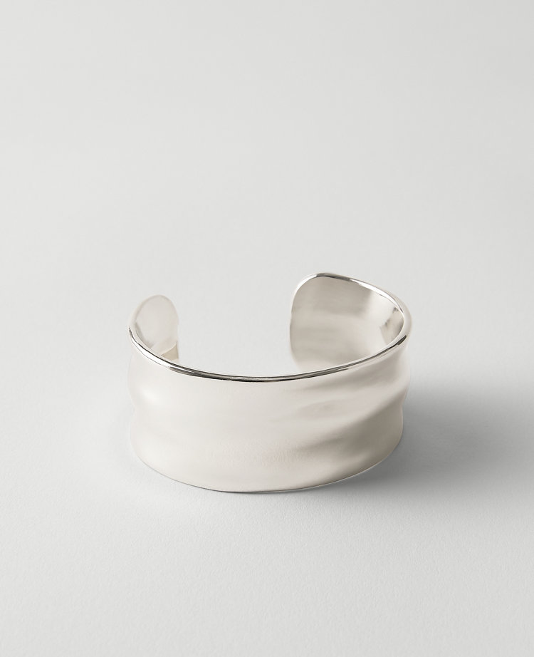 Hammered Metal Cuff Bracelet