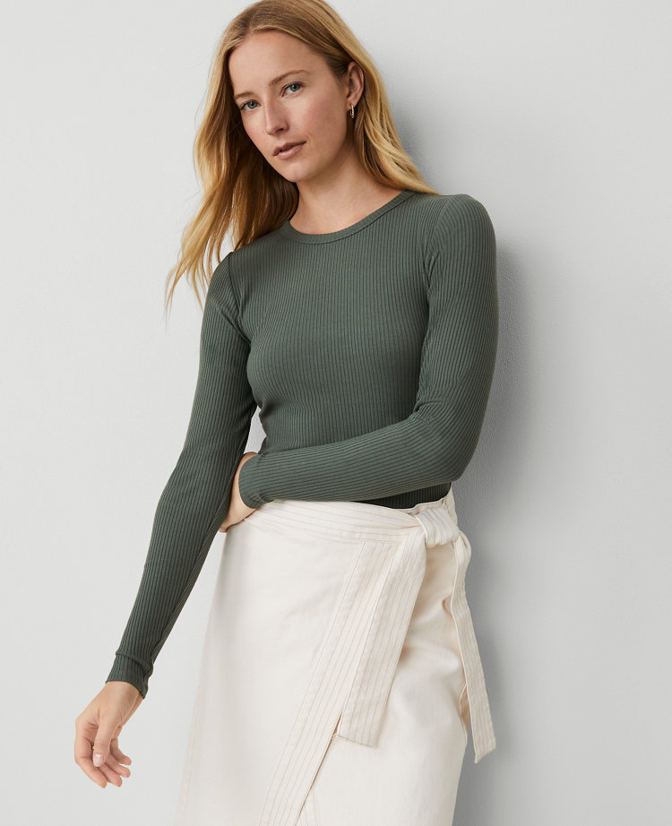 Long Sleeve Crew Neck Top