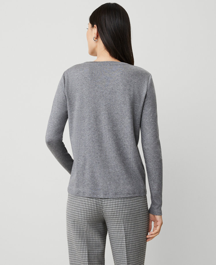 Long Sleeve Crew Neck Top