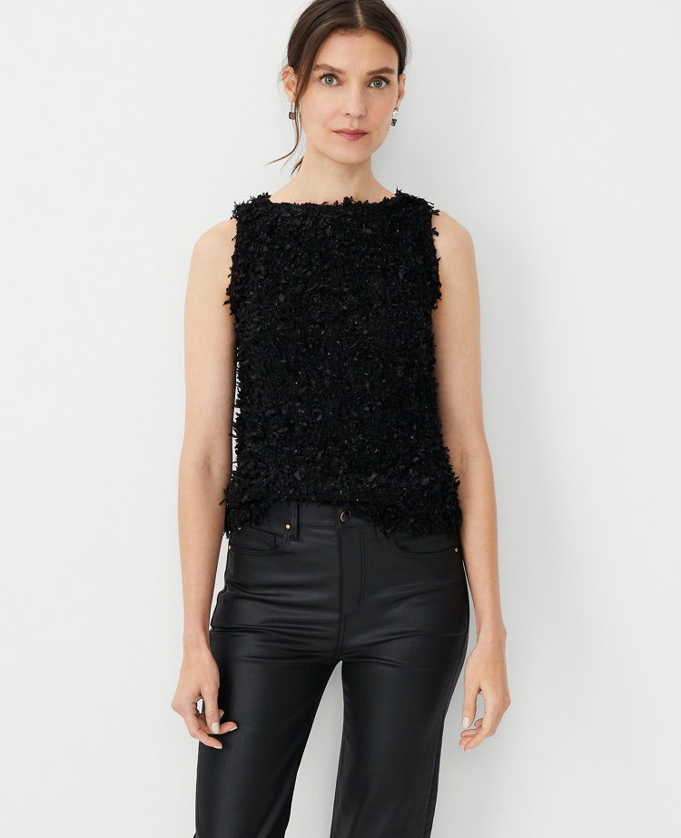 Tweedy Sweater Shell