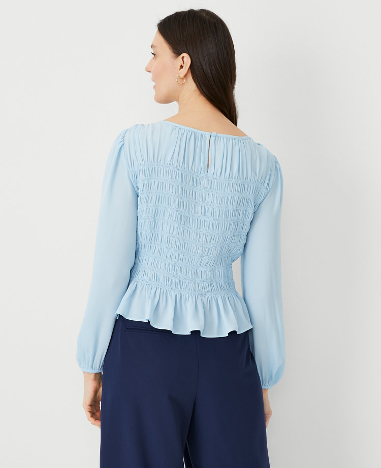 Women's Blue Work Blouses & Tops | Ann Taylor
