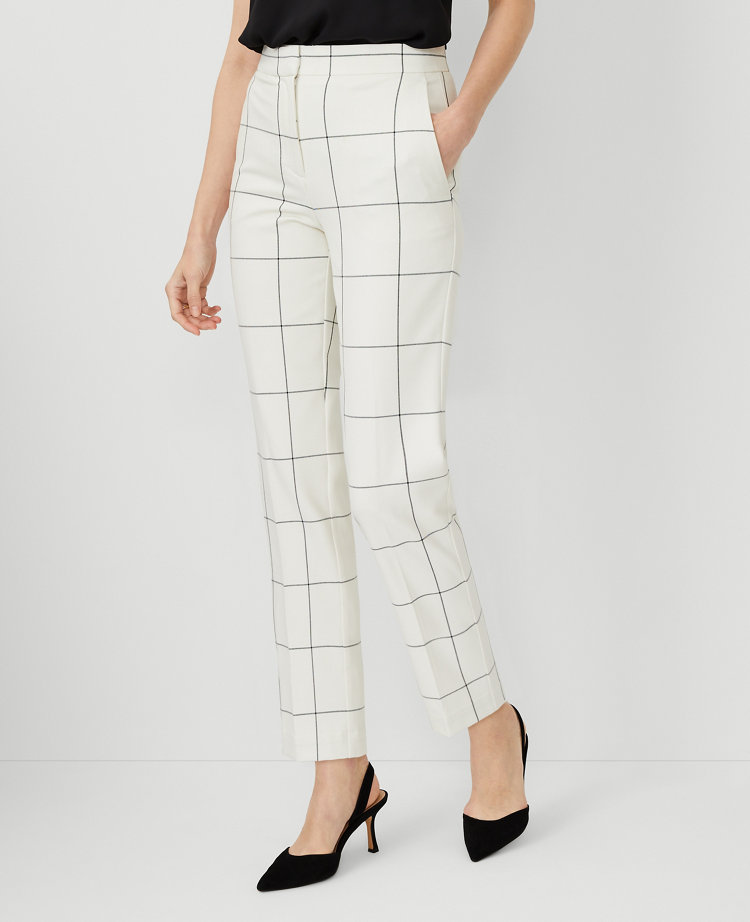 The Pencil Pant in Windowpane