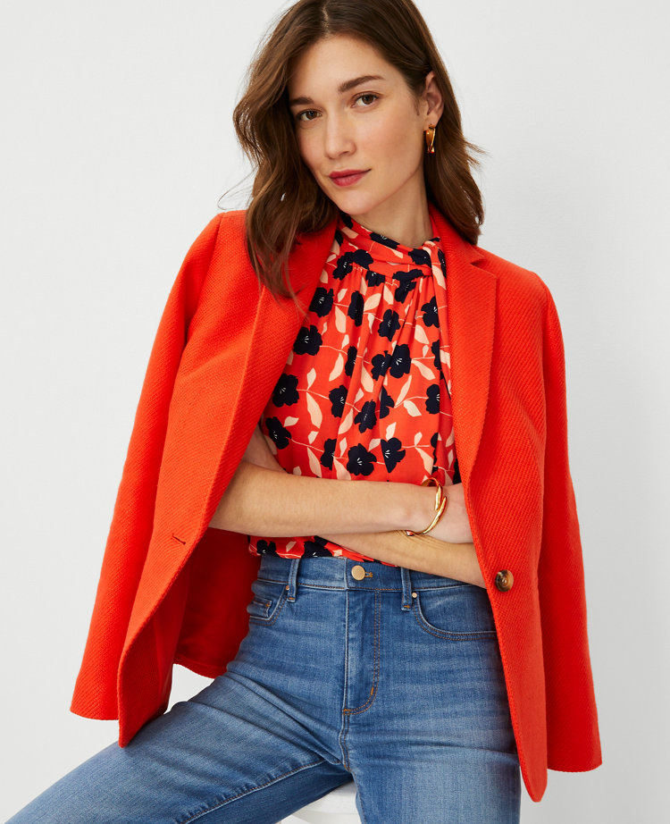 Women's Red Petite Jackets and Blazers | Ann Taylor