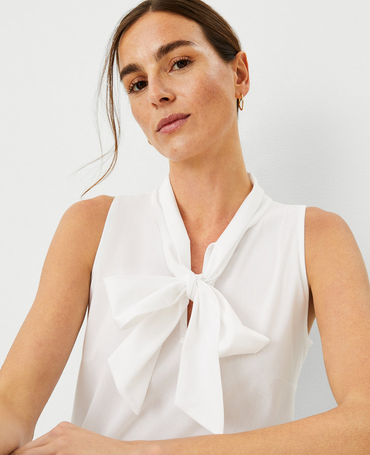 Sleeveless Collared Shirts | Ann Taylor