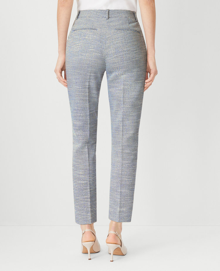 The Mid Rise Eva Ankle Pant in Texture - Curvy Fit