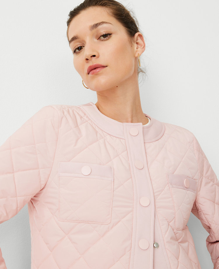 Petite AT Weekend Quilted Framed Jacket