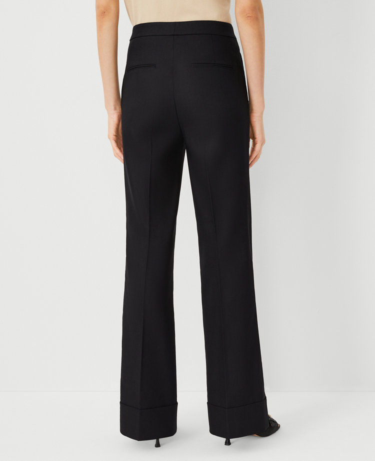 The Cuffed Trouser Pant in Linen Twill - Curvy Fit
