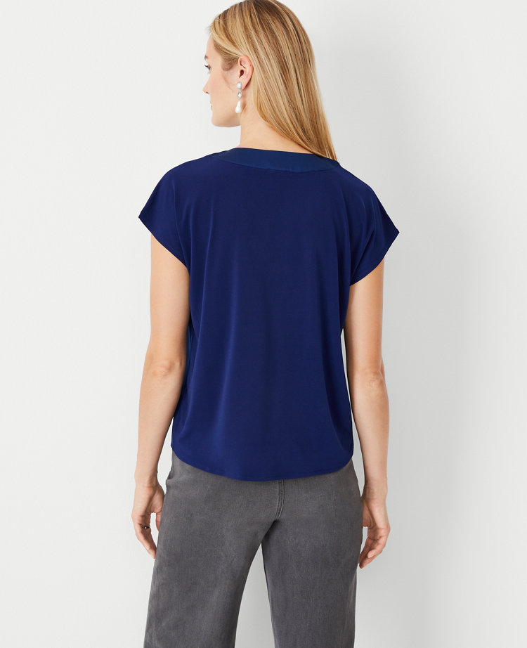 Women's Blue Work Blouses & Tops | Ann Taylor