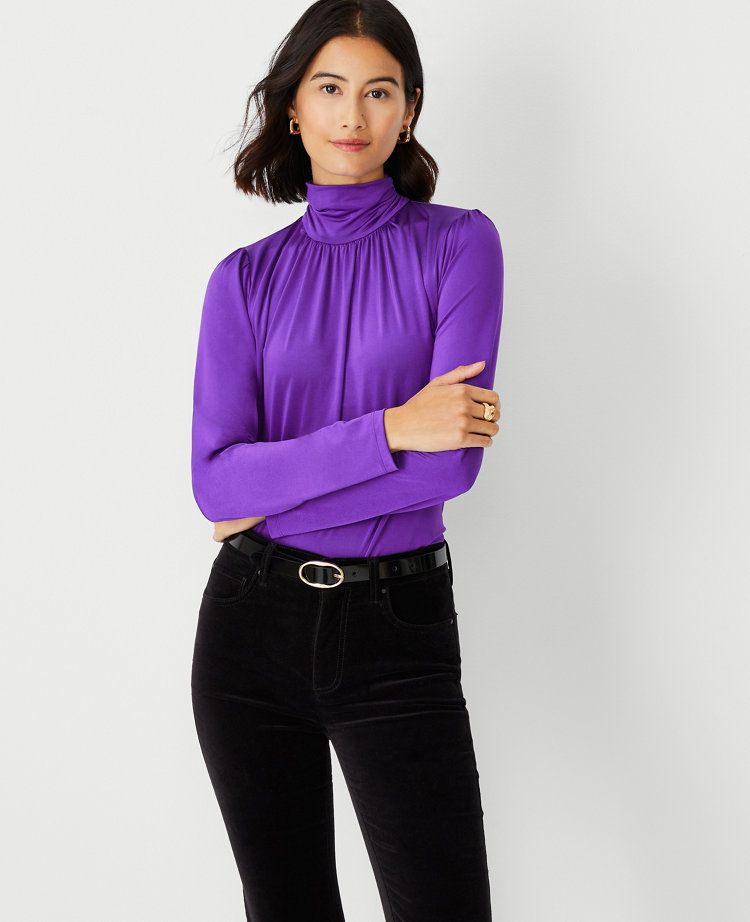 Women's Purple Tops, Blouses & Shirts | Ann Taylor