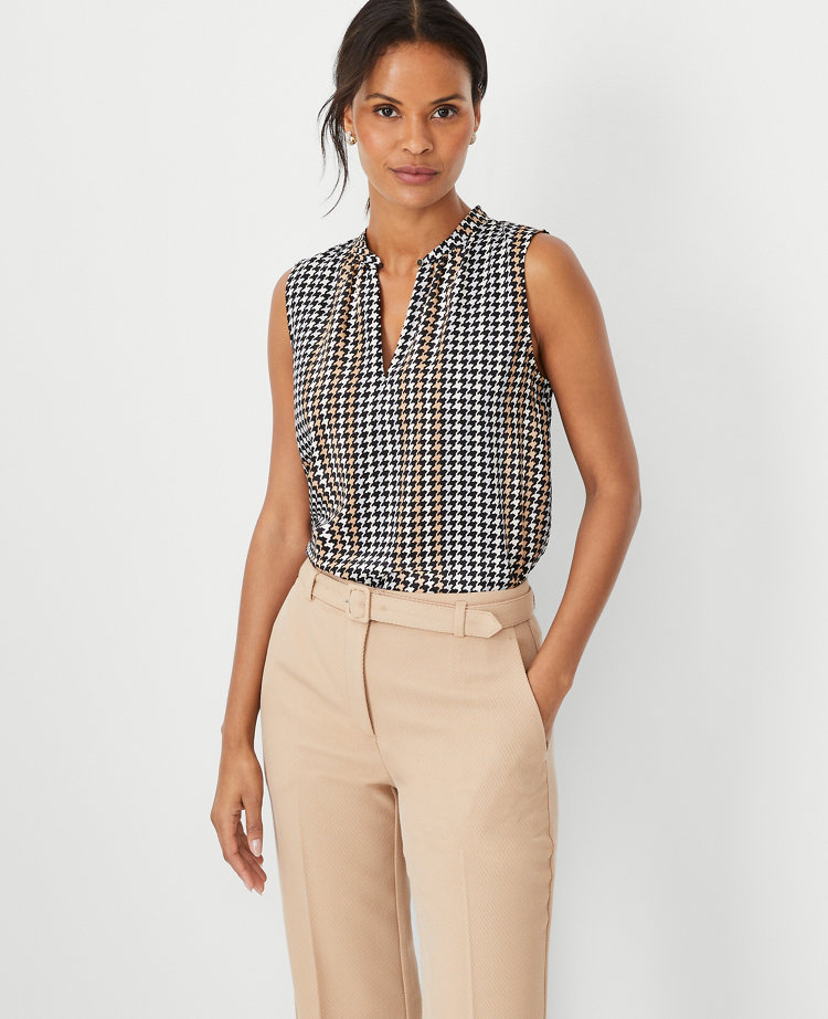 Houndstooth Keyhole Popover