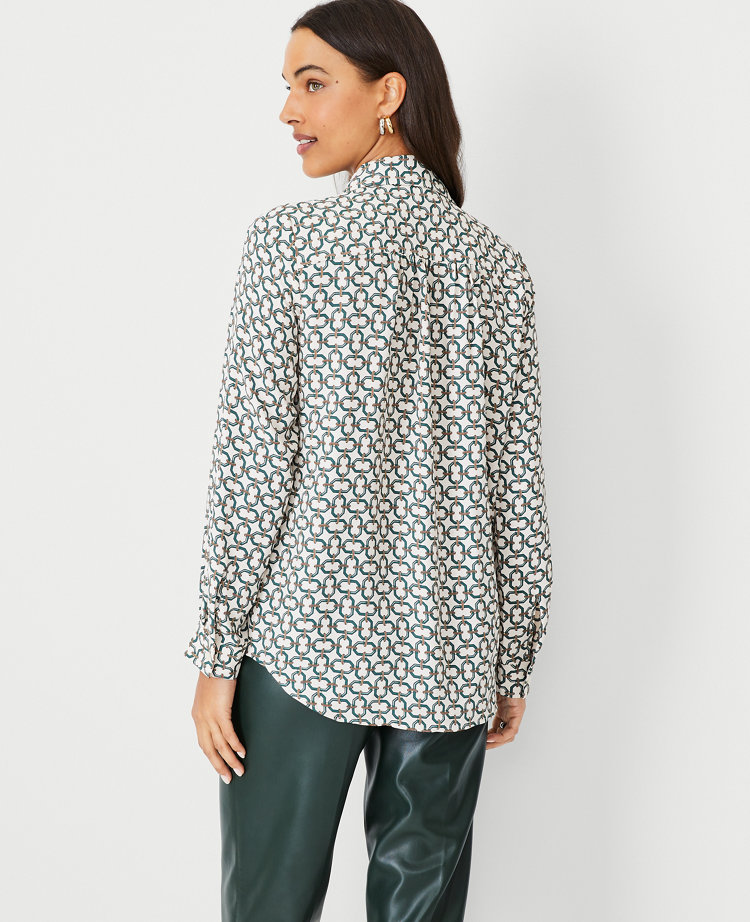 Link Print Camp Shirt