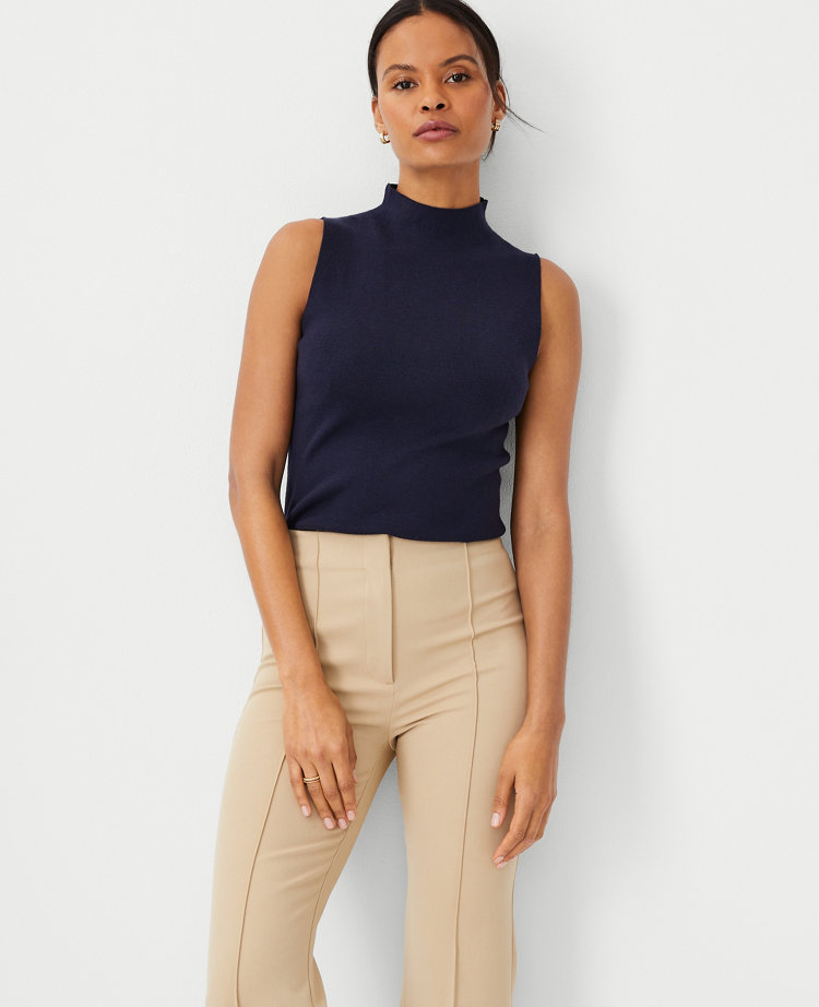 Mock Neck Sweater Shell