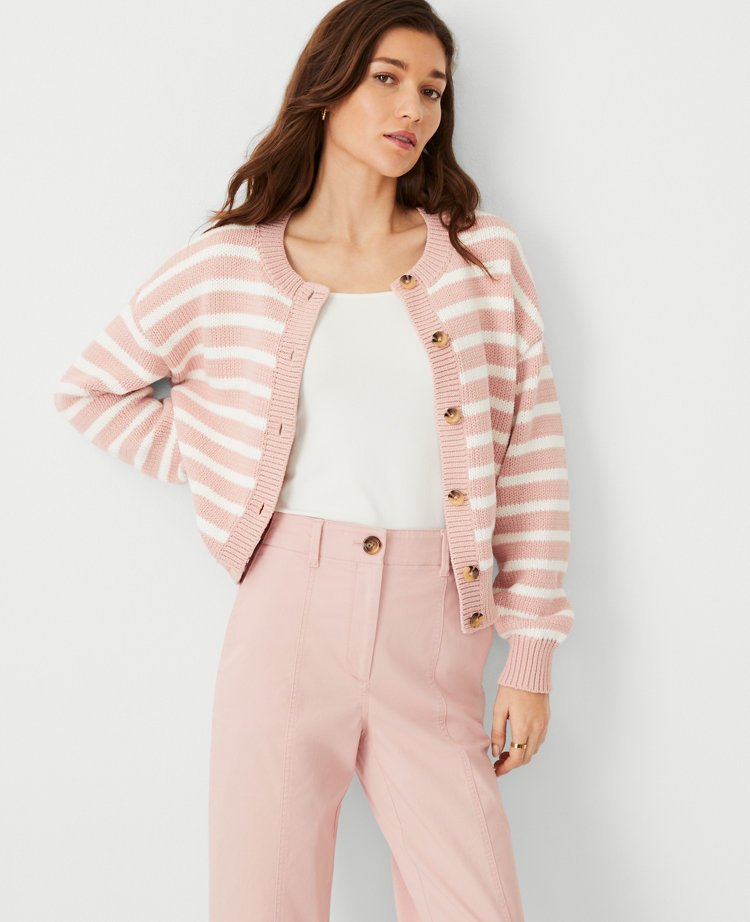 AT Weekend Striped Cardigan