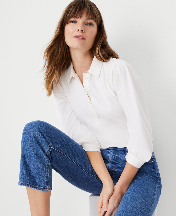 Women's White Petite Tops & Blouses | Ann Taylor