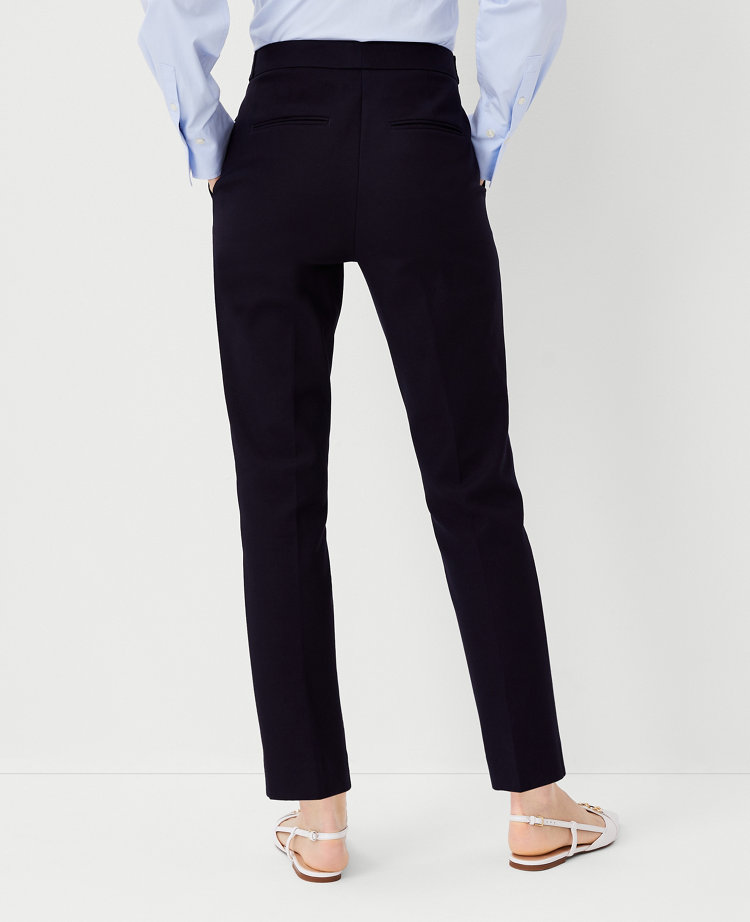 The Button Tab High Rise Eva Ankle Pant