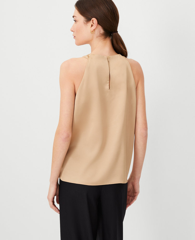 Pleated Halter Top