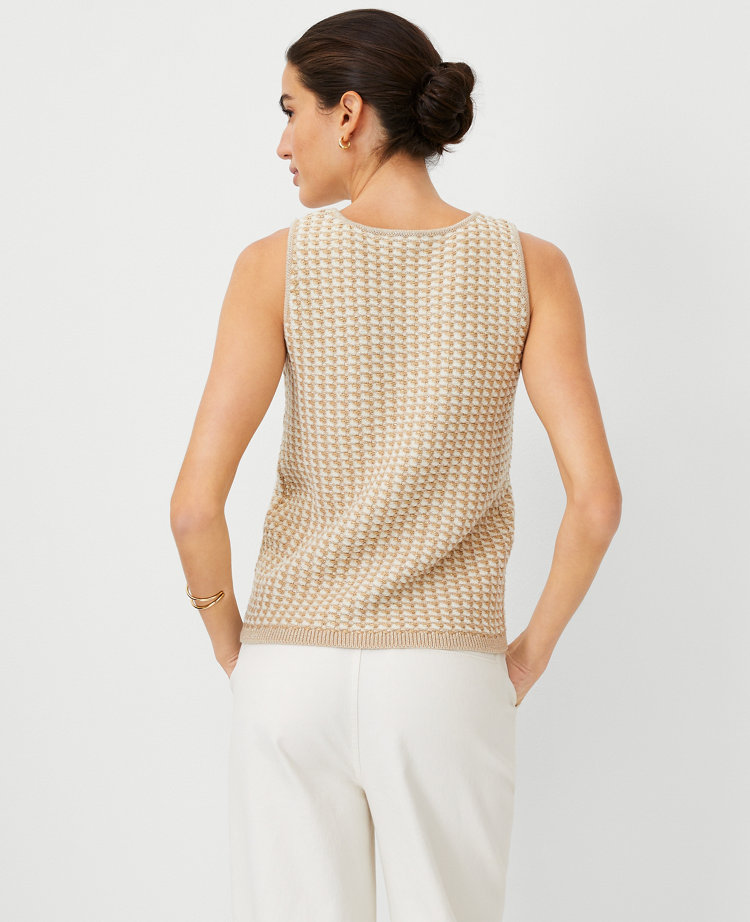 Shimmer Tweedy Sweater Shell