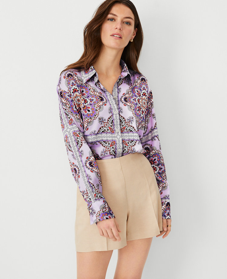 Women's Purple Tops, Blouses & Shirts | Ann Taylor