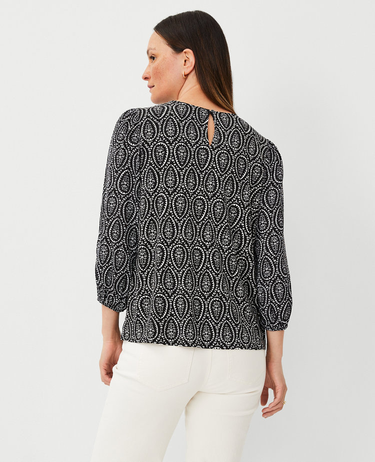 Mixed Media Ruffle Shell