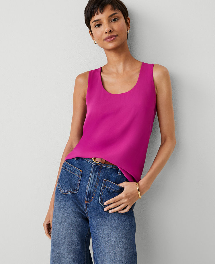 Women's Purple Tops, Blouses & Shirts | Ann Taylor