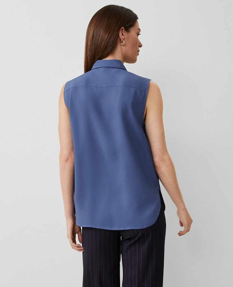 Women's Blue Work Blouses & Tops | Ann Taylor