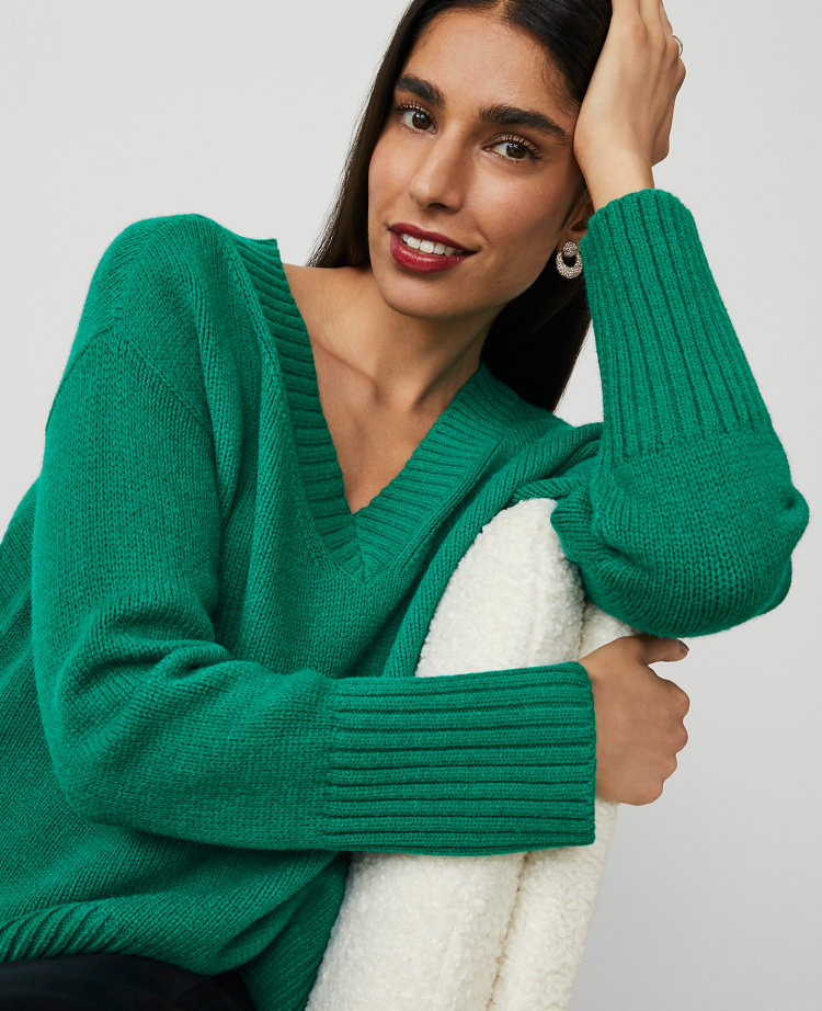 Women's Green Sweaters | Ann Taylor