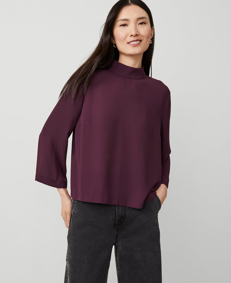 Mock Neck Top