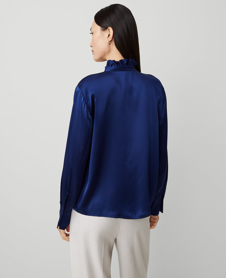 Studio Collection Ruffle Neck Blouse