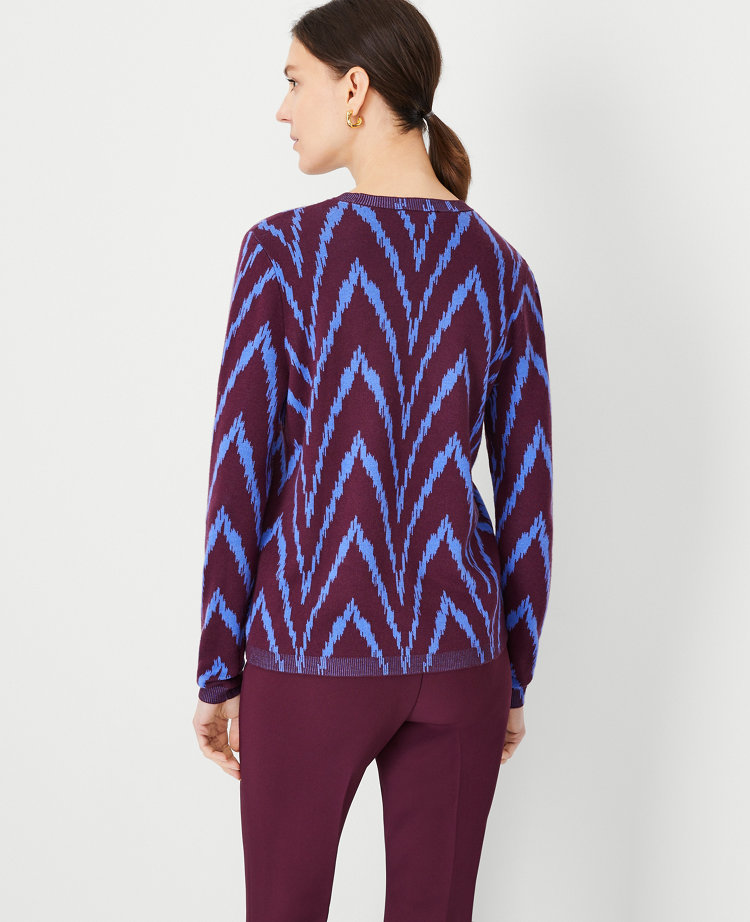 Ikat Jacquard Sweater