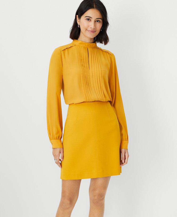 Women's Yellow Tops, Blouses & Shirts | Ann Taylor