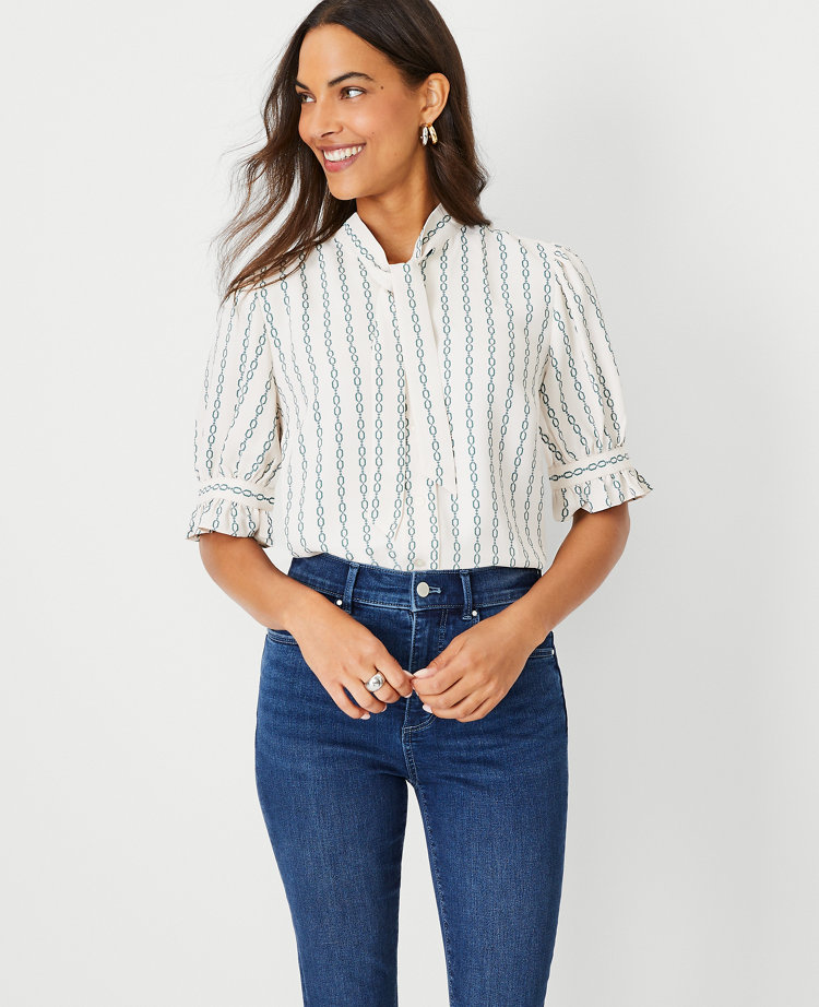 Women's Ivory Work Blouses & Tops | Ann Taylor