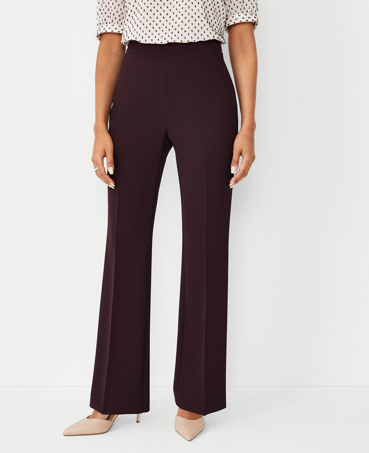 The Petite Side Zip Trouser Pant in Fluid Crepe