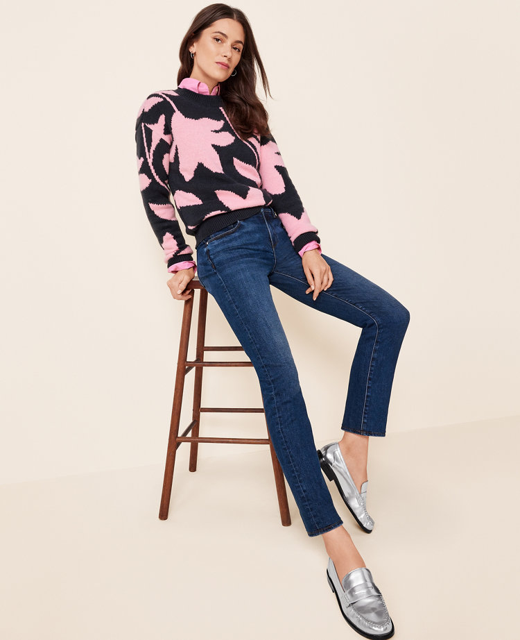 Floral Wedge Sweater