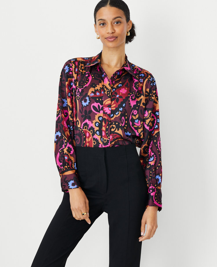 Paisley Collared Shirt